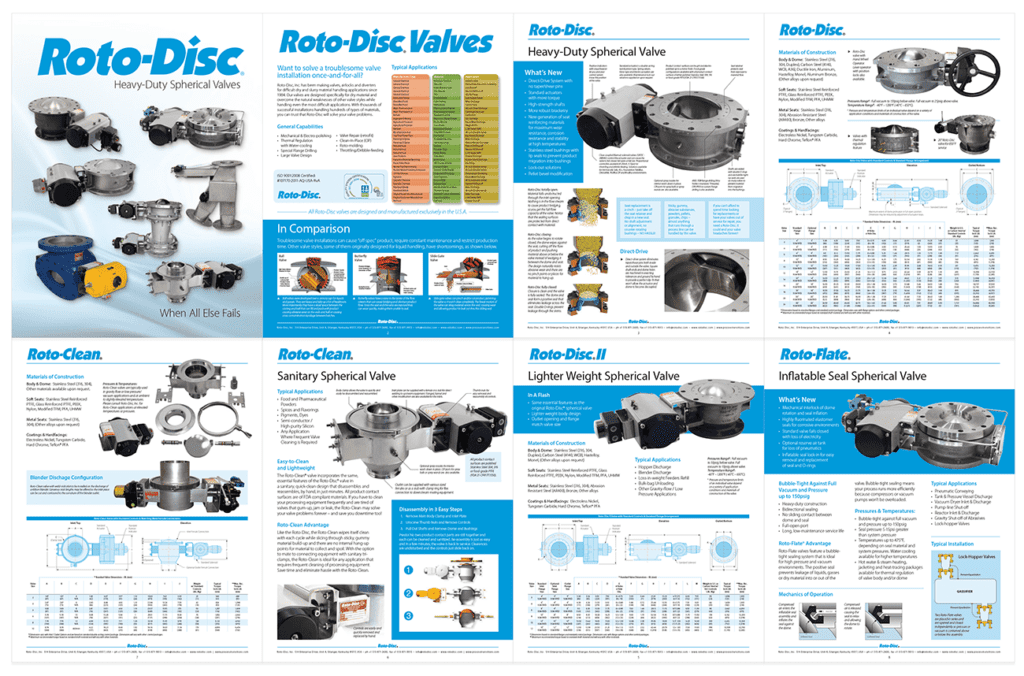 Brochure Design for Industrial Valves | Lohre Industrial Marketing