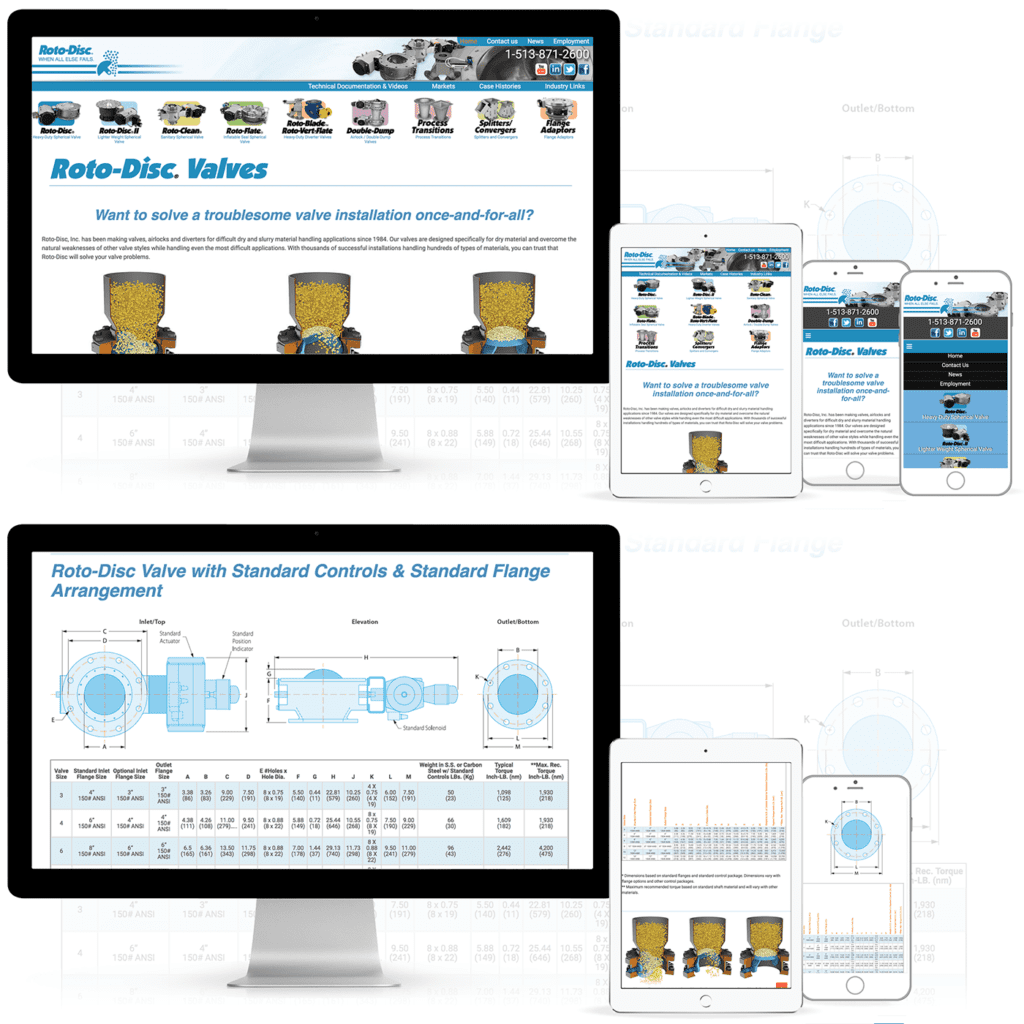 Website Design for Industrial Valves Company | Lohre Marketing
